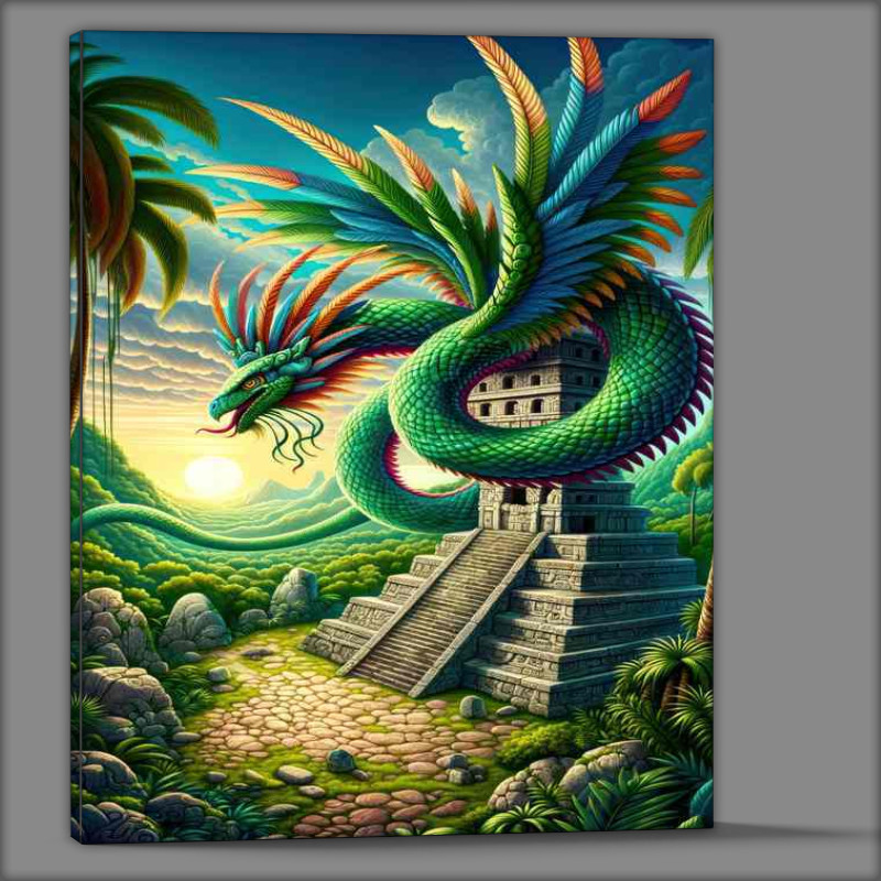 Hurry Up! Quetzalcoatl Feathered Serpent Poster - Wall Art Galore